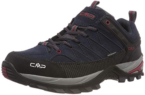 CMP Men's Low Rise Hiking Boots, Grey Asphalt Syrah 62bn, 6.5