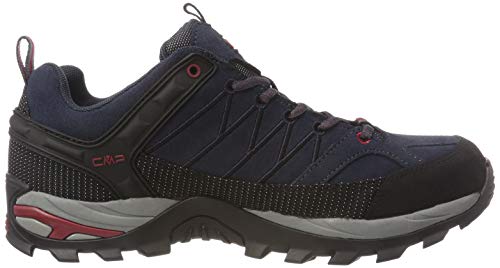 CMP Men's Low Rise Hiking Boots, Grey Asphalt Syrah 62bn, 6.5