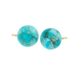 ross-simons gemstone stud earrings in 14kt yellow gold