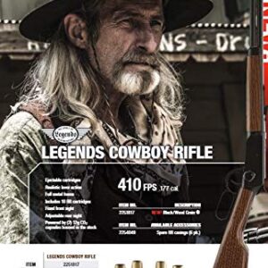 Umarex USA, Legends Cowboy, .177 Caliber, Lever Action, CO2 Air Rifle, BB, Wood Stock