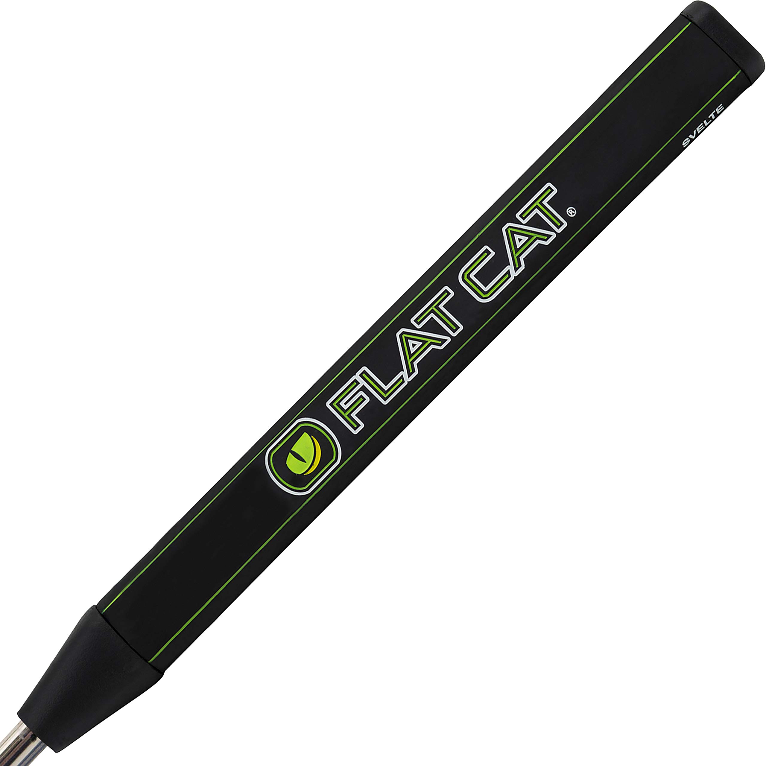 FLAT CAT TAK Putter Grip Svelte 8726, Slightly Oversized Rubber Non-Tapered Golf Grip, Flat Sides Put The Feeling Of A Square Putter Face In The Palm Of Your Hand, 12.2”L X 1.23”W, weighs 75g