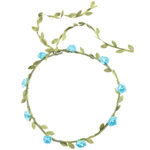 Rocutus 10pcs Bohemian Flower Crown Floral Wreath Garland Headbands for Women (10 Pieces)