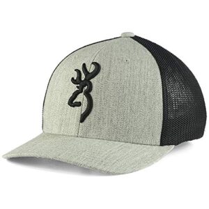 browning cap, colstrip mesh back, heather, small/medium