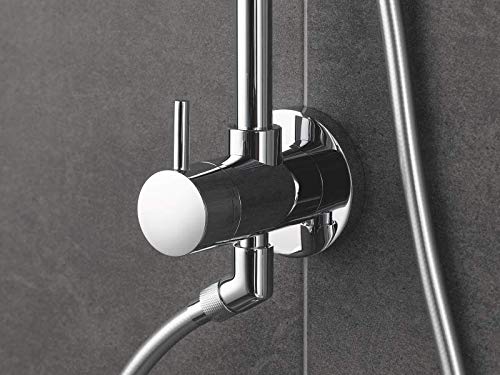 Grohe 26123001 Retro-Fit Euphoria 2.0 Gpm 25 Inch Shower System, Starlight Chrome