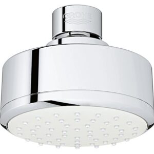 GROHE 26051001 Tempesta Cosmopolitan Fixed Water-Efficient Shower Head, Starlight Chrome 4 Inch