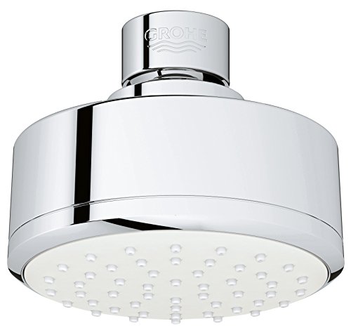 GROHE 26051001 Tempesta Cosmopolitan Fixed Water-Efficient Shower Head, Starlight Chrome 4 Inch