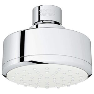 GROHE 26051001 Tempesta Cosmopolitan Fixed Water-Efficient Shower Head, Starlight Chrome 4 Inch