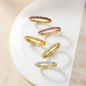 RS Pure by Ross-Simons Eternity Gemstone Band in 14kt Yellow Gold