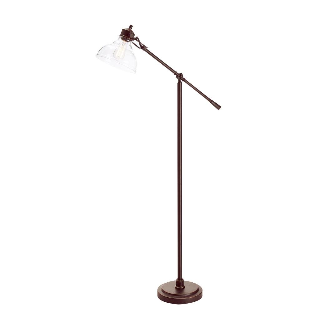 Hampton Bay 20045-001 Oil Rubbed Bronze Counter Balance Floor Lamp, 54.5 in.