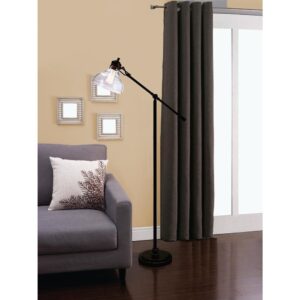 Hampton Bay 20045-001 Oil Rubbed Bronze Counter Balance Floor Lamp, 54.5 in.