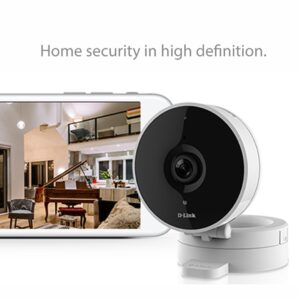 D-Link HD WiFi Indoor Security Camera, Cloud Recording, Motion Detection & Night Vision, Amazon Alexa (Echo Show/Echo Spot/Fire TV), Google Assistant (Chromecast) (DCS-8010LH-US) White/Black