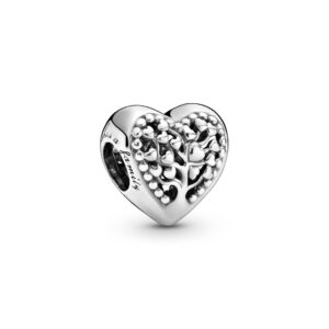 pandora jewelry flourishing hearts sterling silver charm