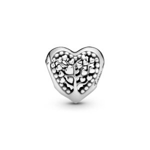 PANDORA Jewelry Flourishing Hearts Sterling Silver Charm