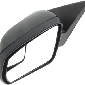 Kool Vue Driver Side Power Mirror for Ford Mustang 2011-2012 With Spotter Glass with 2 Caps