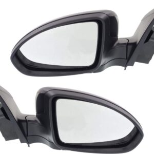 Kool Vue Driver & Passenger Side Power Mirrors for Chevrolet Cruze 2011-2015 Paintable