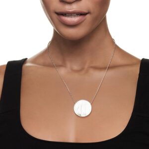 Ross-Simons Mother-Of-Pearl Necklace in Sterling Silver. 18 inches