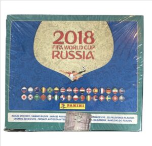 russia 2018 world cup sticker box international version 104 packets