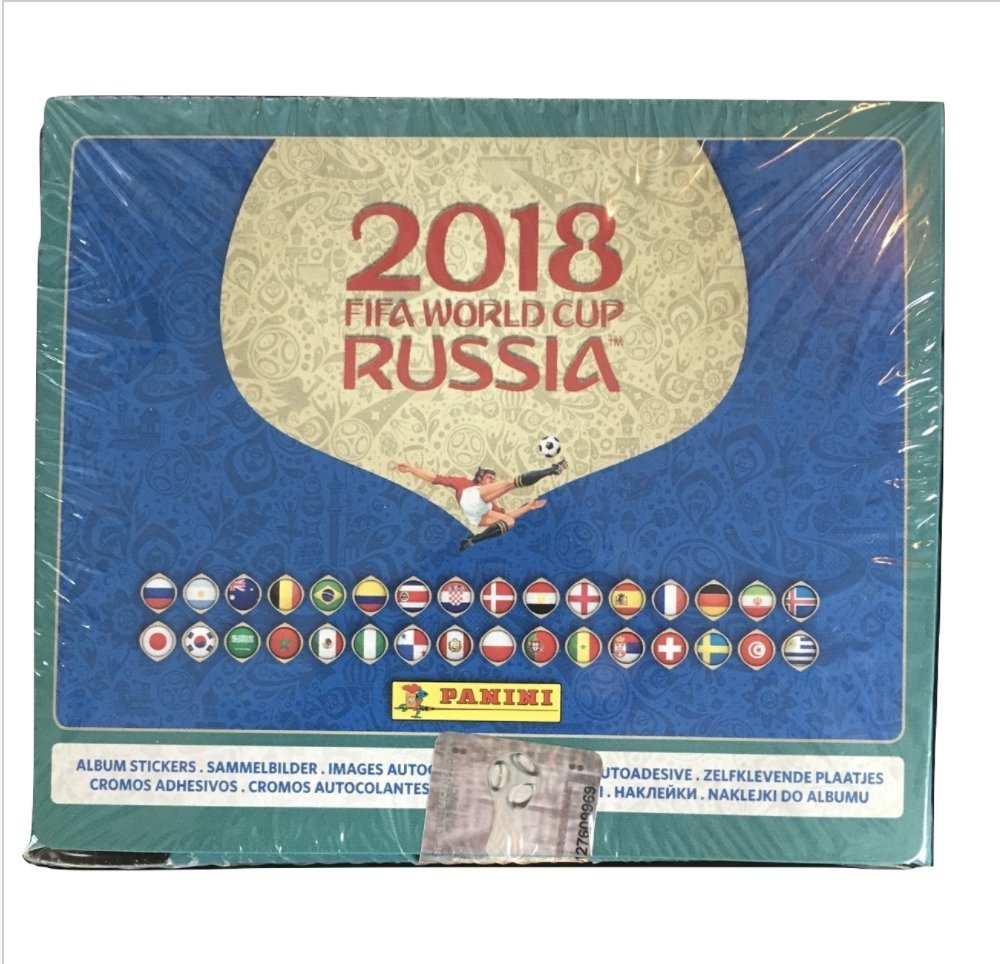 Russia 2018 World Cup Sticker Box International Version 104 Packets