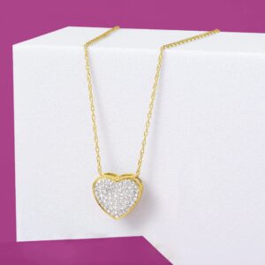 Ross-Simons 0.25 ct. t.w. Diamond Heart Pendant Necklace