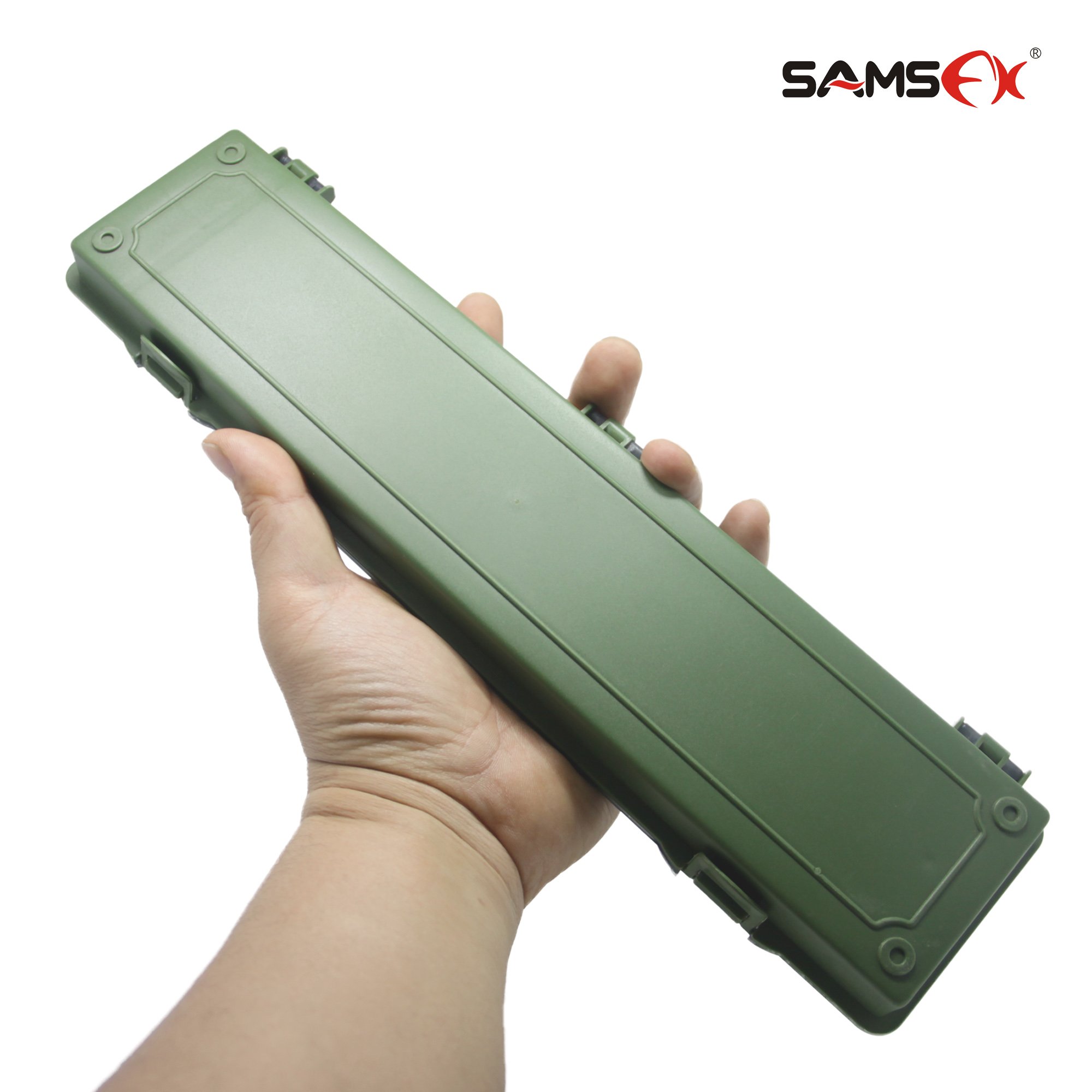 SAMSFX Carp Fishing Tackle Box Stiff Hair Rig Board Rig Box Wallet Rig Storage Box