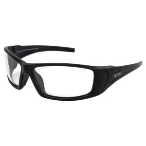 epoch eyewear liberator photochromic motorcycle sunglasses black frames clear to smoke lens