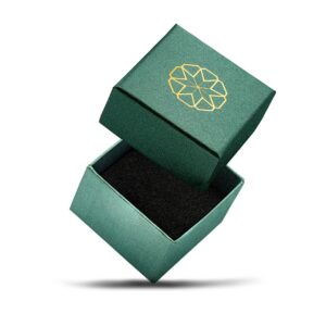 Dainty 10k Yellow Gold Open Heart Solitaire Emerald Rope Claddagh Promise Ring (Size 8.5)