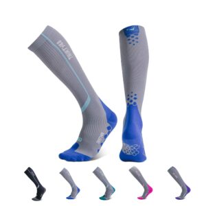 thirty48 elite compression socks women & men graduated 20-30mmhg for running, athletic, flight sock - performance & recovery