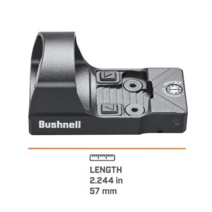 Bushnell 1x Reflex Red Dot with Aimpoint Base , Black