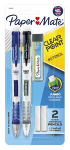 paper mate clearpoint mechanical pencil starter set, 0.7mm mechanical pencil (2050154)