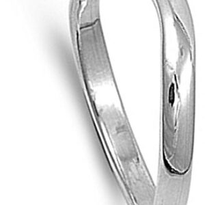 Sterling Silver Women's Men's Thumb Ring Strong Unique 925 Band 3mm Size 13