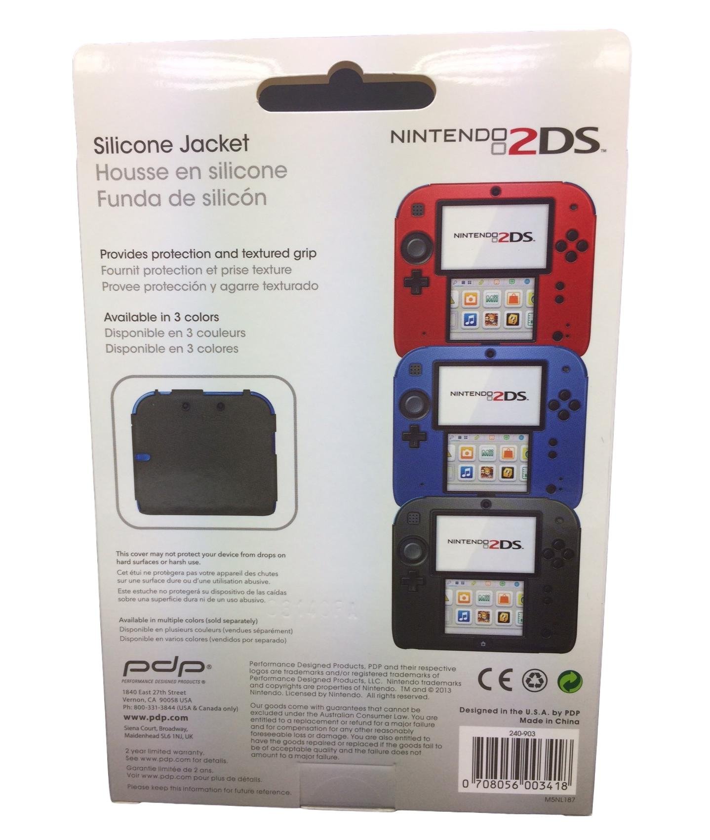 PDP Silicone Case/Cover for Nintendo 2DS (Red)