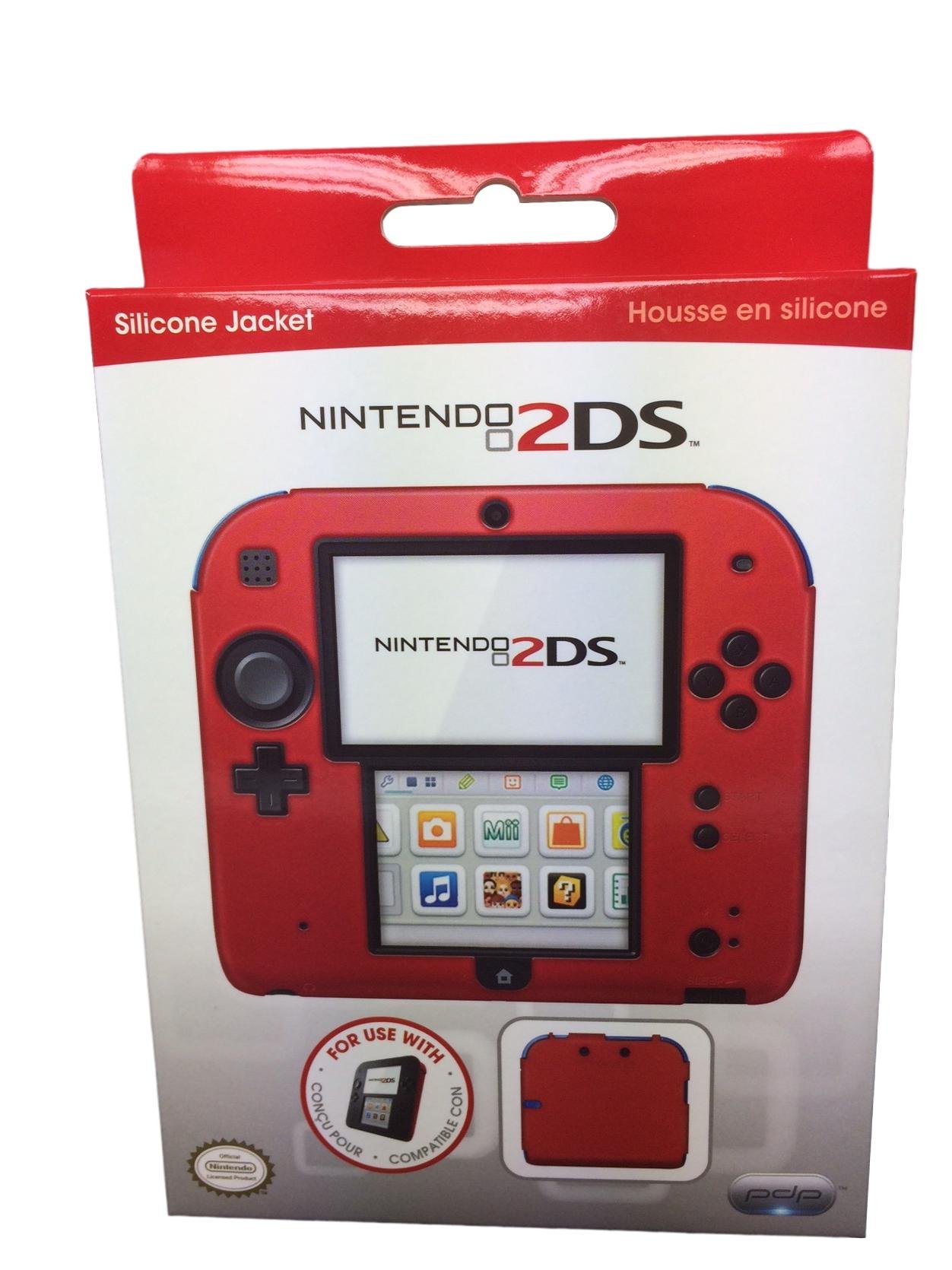 PDP Silicone Case/Cover for Nintendo 2DS (Red)