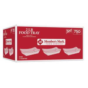 member's mark 2 pound capacity food tray (750 count)