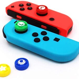 4Pcs Silicone Joystick Thumb Stick Grip Cover for Nintendo Switch Joy-Con Controller/Switch OLED/Switch Lite Limited Edition