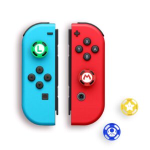 4Pcs Silicone Joystick Thumb Stick Grip Cover for Nintendo Switch Joy-Con Controller/Switch OLED/Switch Lite Limited Edition