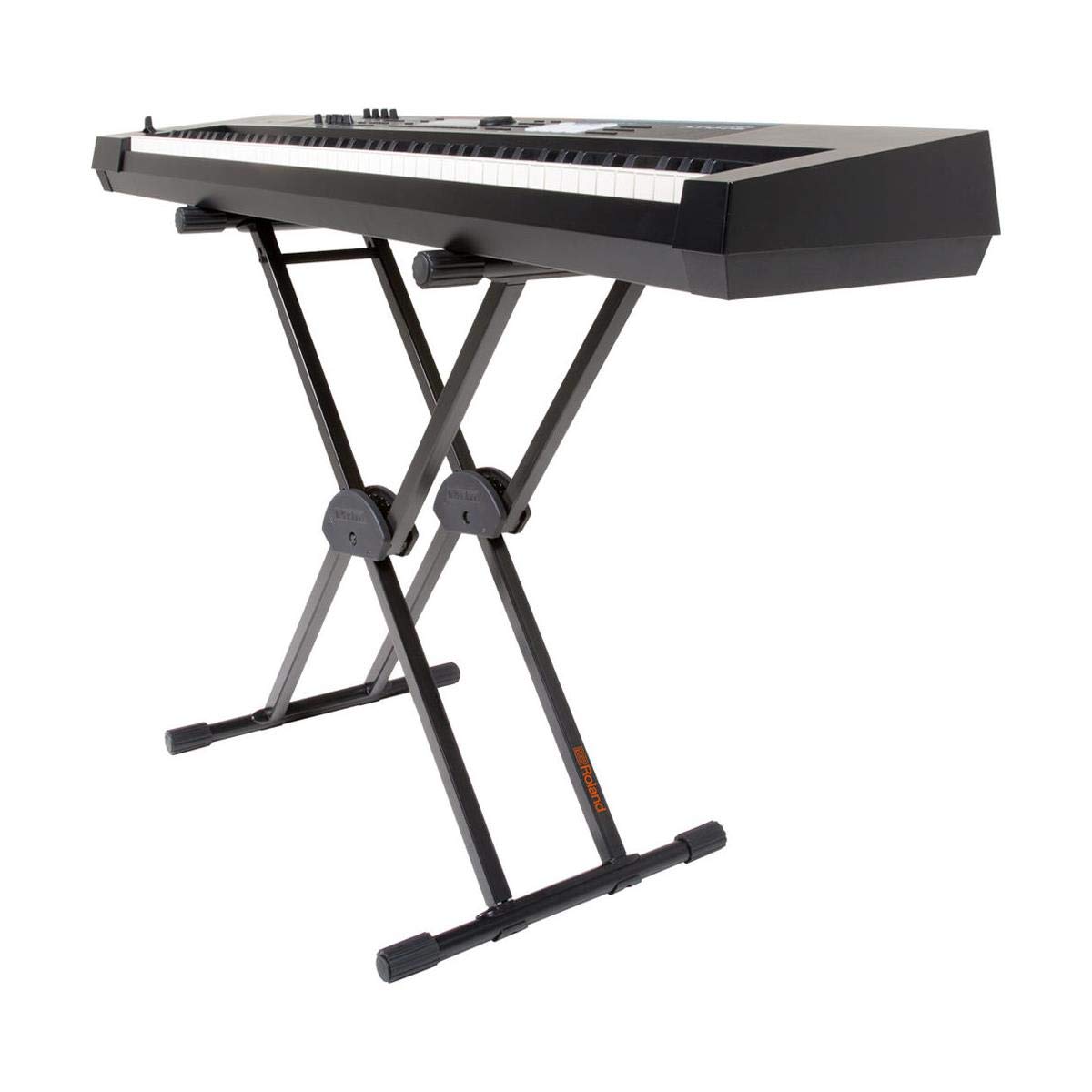 Roland KS-20X Spring Loaded Electronic Keyboard Stand, Double Brace , Black