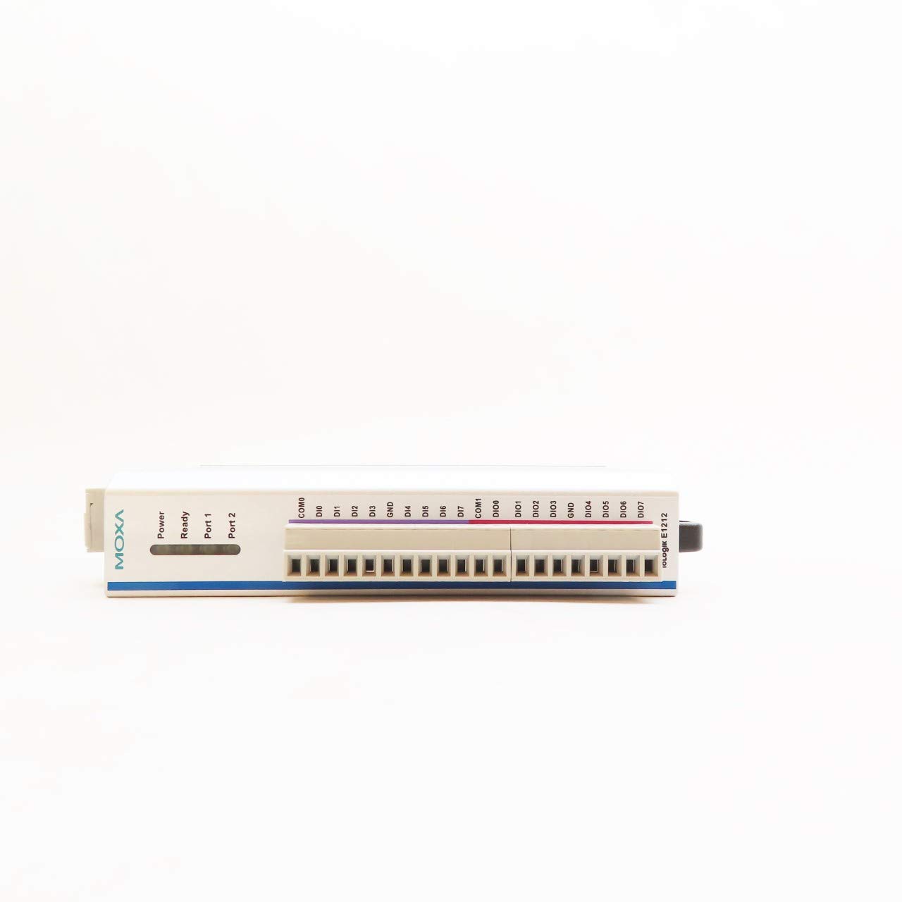 MOXA ioLogik E1212 Remote Ethernet I/O, 8DI/8DIO, 2-Port Switch