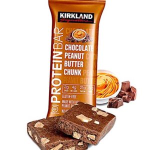 KIRKLAND SIGNATURE Protein Bars Chocolate Peanut Butter Chunk 2.12 oz, 20-count