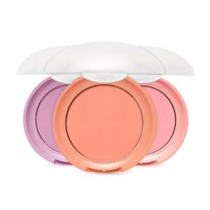 etude house lovely cookie blusher (# or201_apricot peach mousse)