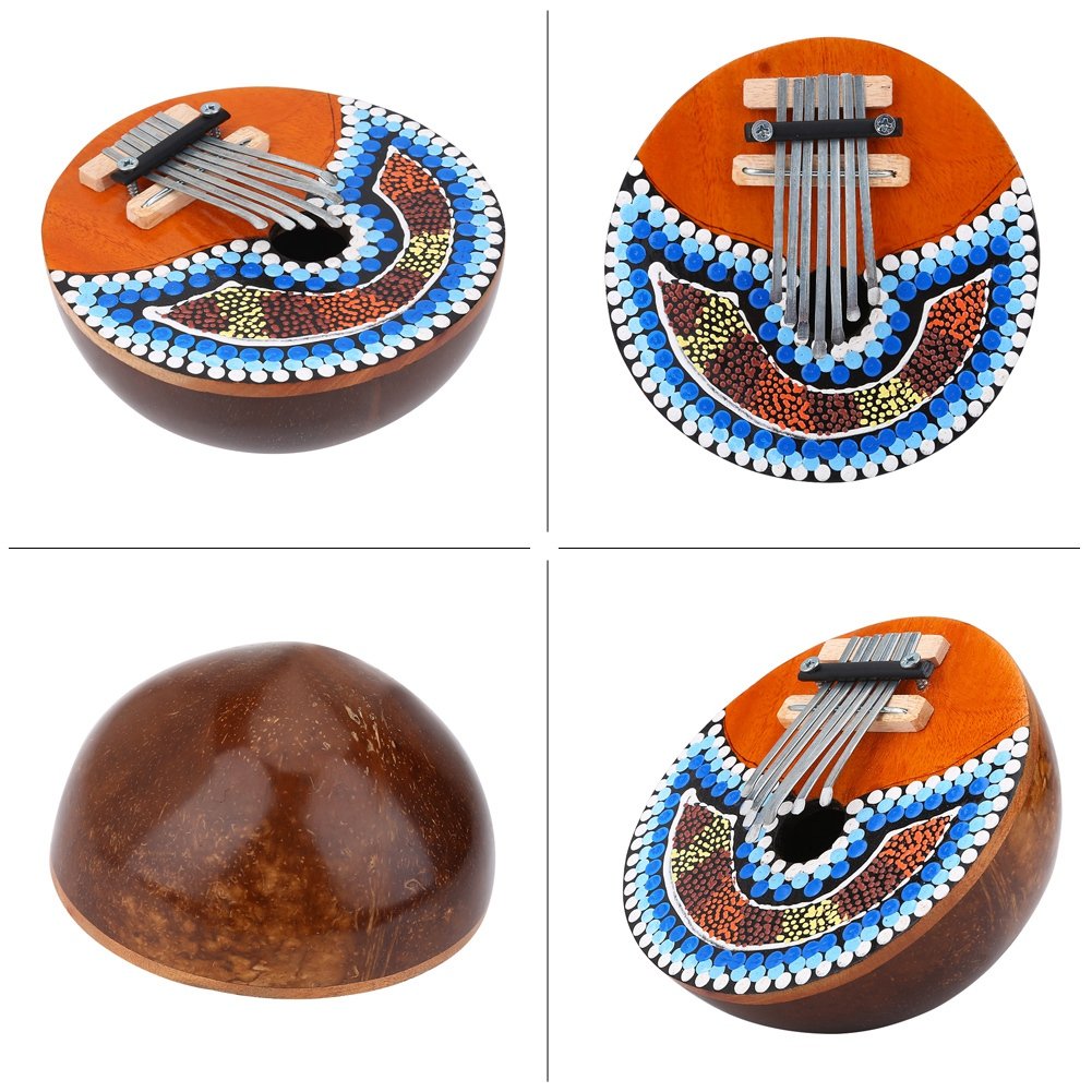 7 Key Thumb Piano Professional Portable Musical African Mbira Instrument for Music Lover