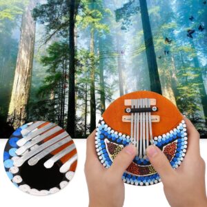 7 Key Thumb Piano Professional Portable Musical African Mbira Instrument for Music Lover