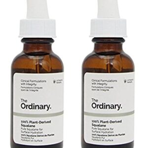 The Ordinary 100% Plant-derived Squalane 30ml (Pack of 2)