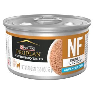 purina pro plan veterinary diets nf kidney function advanced care feline formula adult wet cat food - (pack of 24) 5.5 oz. cans