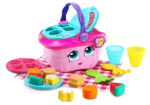 leapfrog shapes and sharing picnic basket (frustration free packaging), pink