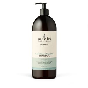 sukin haircare natural balance shampoo, 33.82 ounce