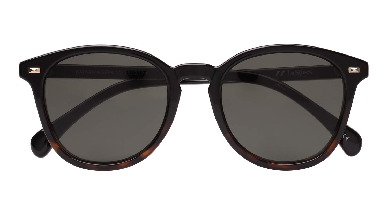 Le Specs Bandwagon Sunglasses Black Tort/Khaki Mono