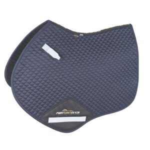 shires arma jump saddlecloth (navy)