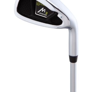 Precise M3 Tall Men's Right Handed Complete Golf Club Set (6'1" to 6'4") Include: 460cc Driver, 3 Wood, 21* Hybrid, 6-9 Irons, Pitching Wedge, Putter, Deluxe Stand Bag & 3 Headcovers, Black Lime