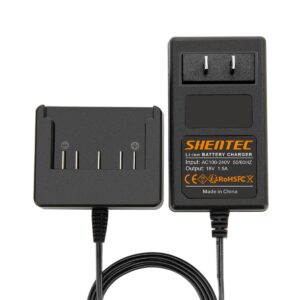 shentec 18v li-ion slide-in style battery charger compatible with bosch 18v bat609 bat609g bat618 bat618g bat619 bat619g bat610g 2607336169 2607336170 2607336236 2607336091 2607336092