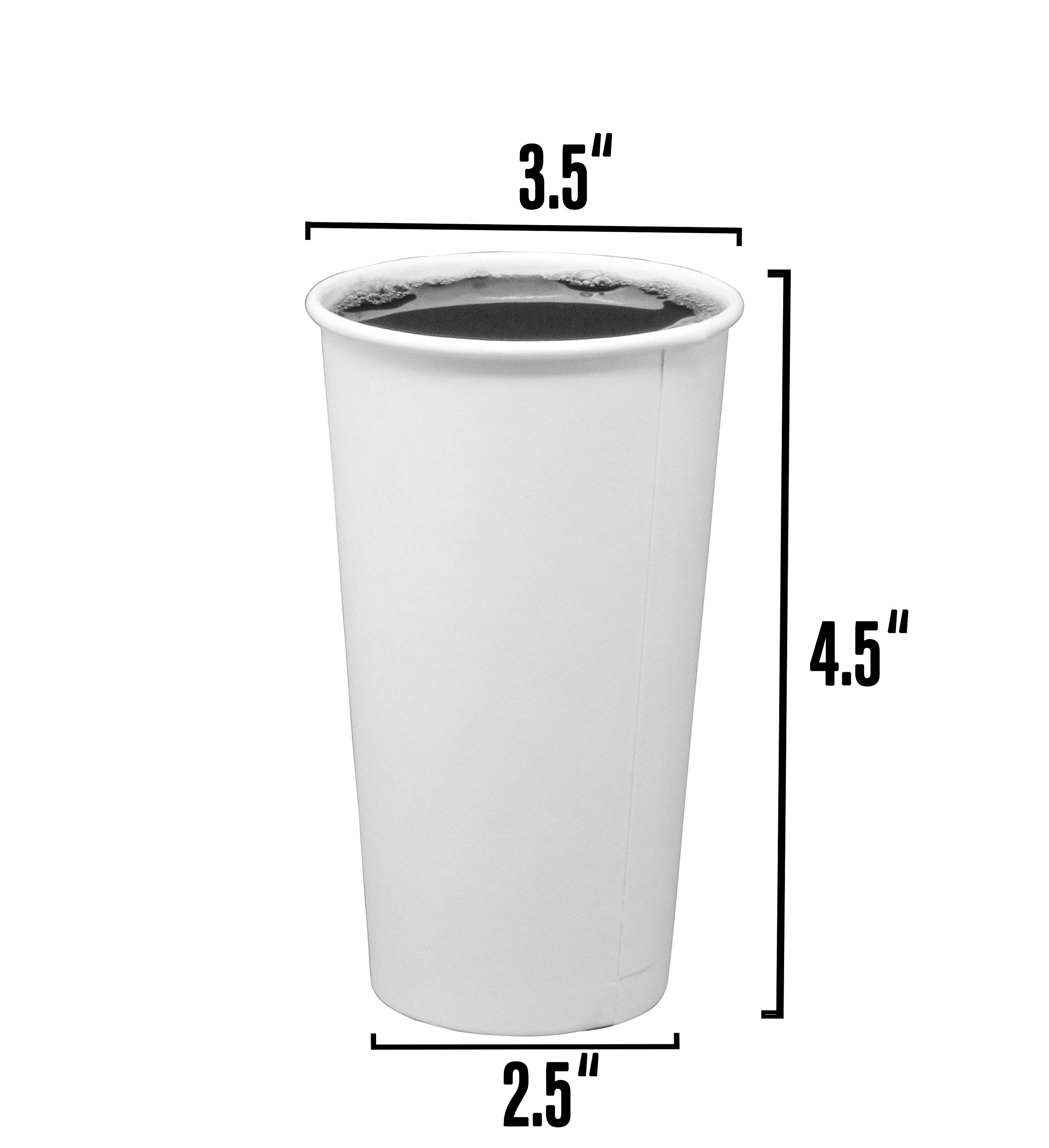 SafeWare Disposable Coffee Cups and lids 12 oz (1000 sets) - To Go Coffee Cups, | Hot Beverages | Expresso | Tea | Coffee - Poly- Coated with Rolled Edge Restaurant Grade